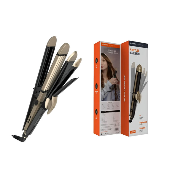 Porodo 4-Style Hair Styling Iron | JawdaTop